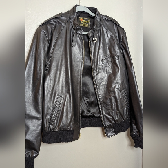 Reed Sportswear | Jackets & Coats | Vintage Reed Sportswear Leather ...